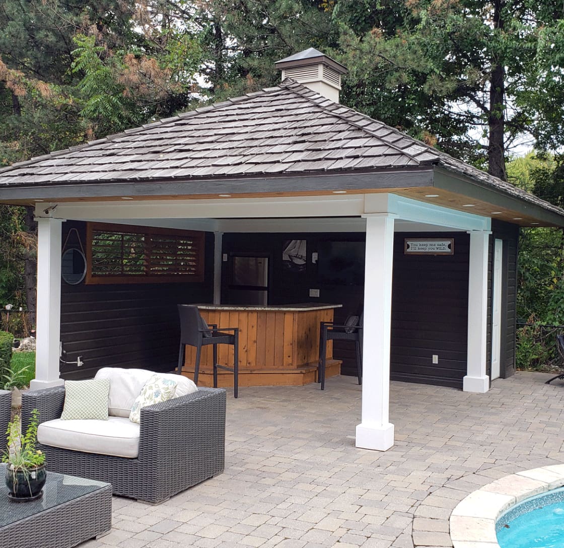 Discover Hip Roof Pavilions at Shed Village